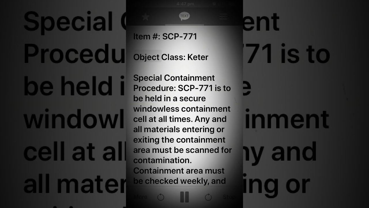 Scp 771 Self-Repairing Biological AI - YouTube