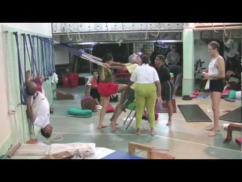 A medical yoga class with Dr Geeta S. Iyengar.mov