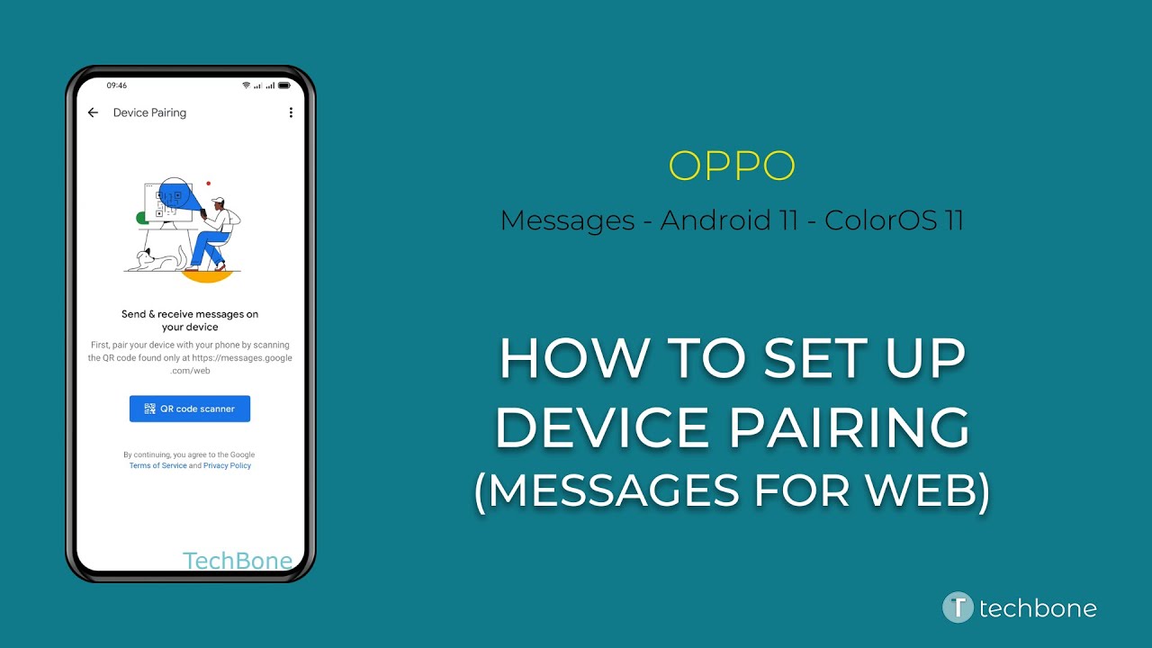 How to Set up Device Pairing (Messages for web) - Oppo [Android 11 ...