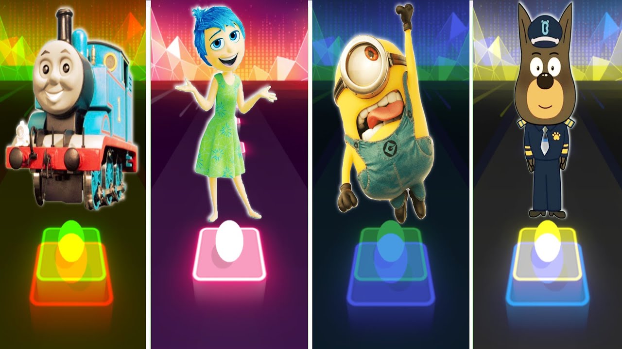 PJ Masks SMILING Thomas 🆚Inside Out 2 🆚 Minions 🆚 Sheriff Labrador & in ...