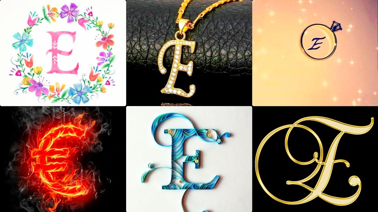 E Letter WhatsApp Dp Images-E Alphabet Dps For Instagram Facebook ...