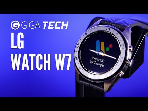 LG WATCH W7 Hands-On (deutsch): Smartwatch mit echten Zeigern – GIGA.DE