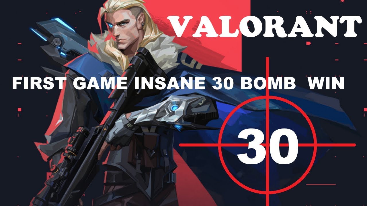 VALORANT INSANE 30+ KILL GAME! FIRST GAME ON RELEASE! - YouTube