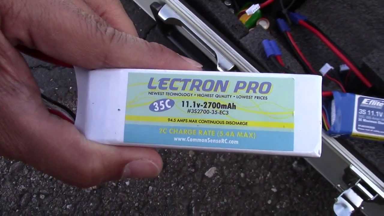 Lectron Pro 2700mAh on 350QX review - YouTube