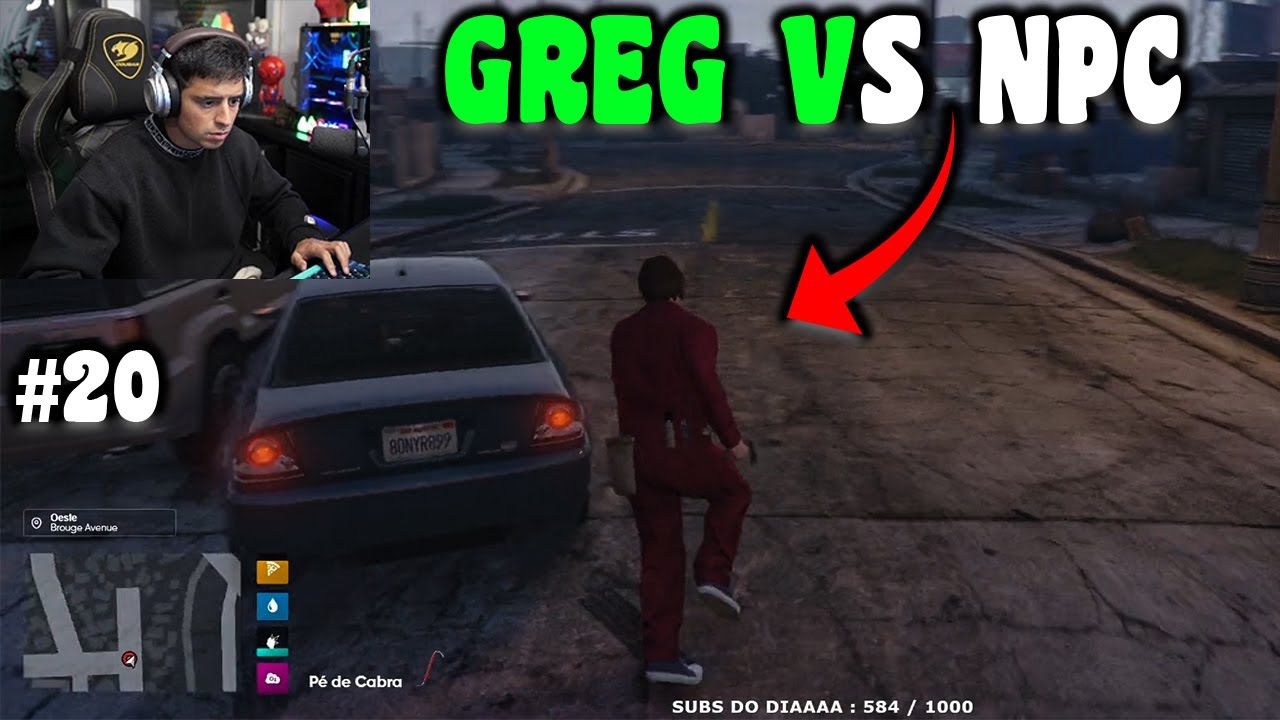 GREG PELA CIDADE DO COMPLEXO NPC VS GREG - EP 20 - YouTube