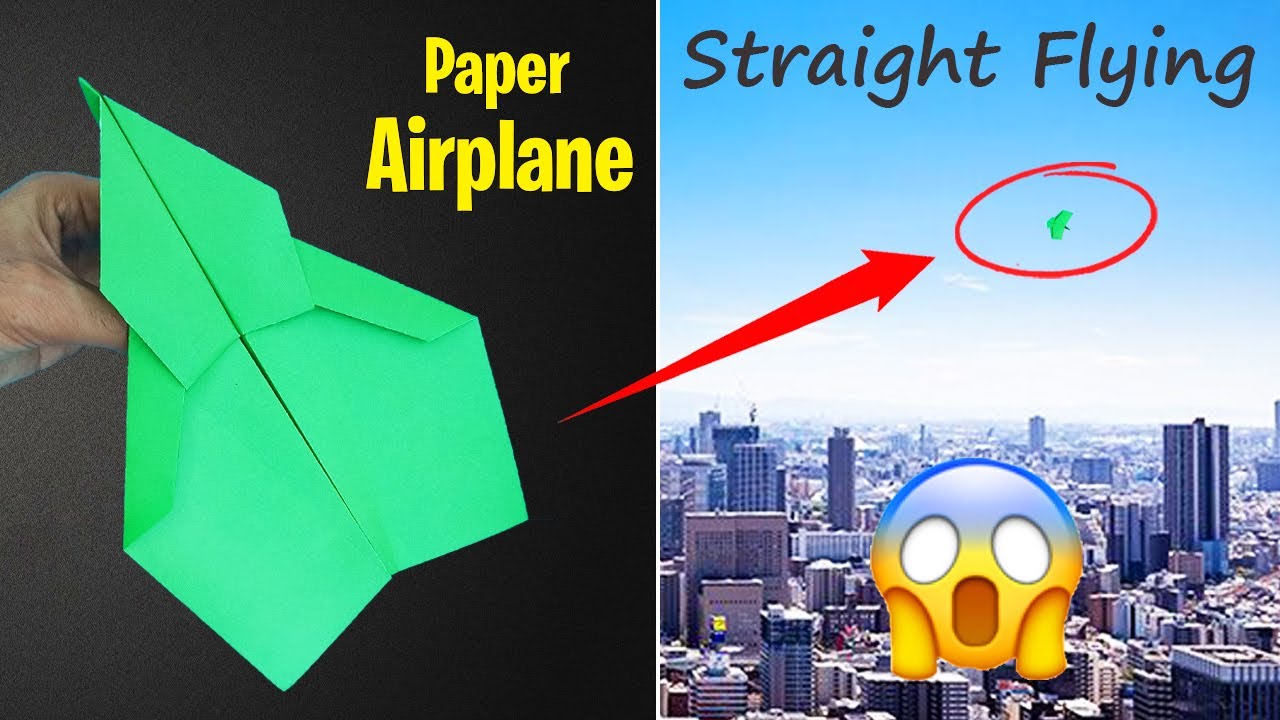 How to Make the Best Paper Plane of the World - Origami Paper Craft ...