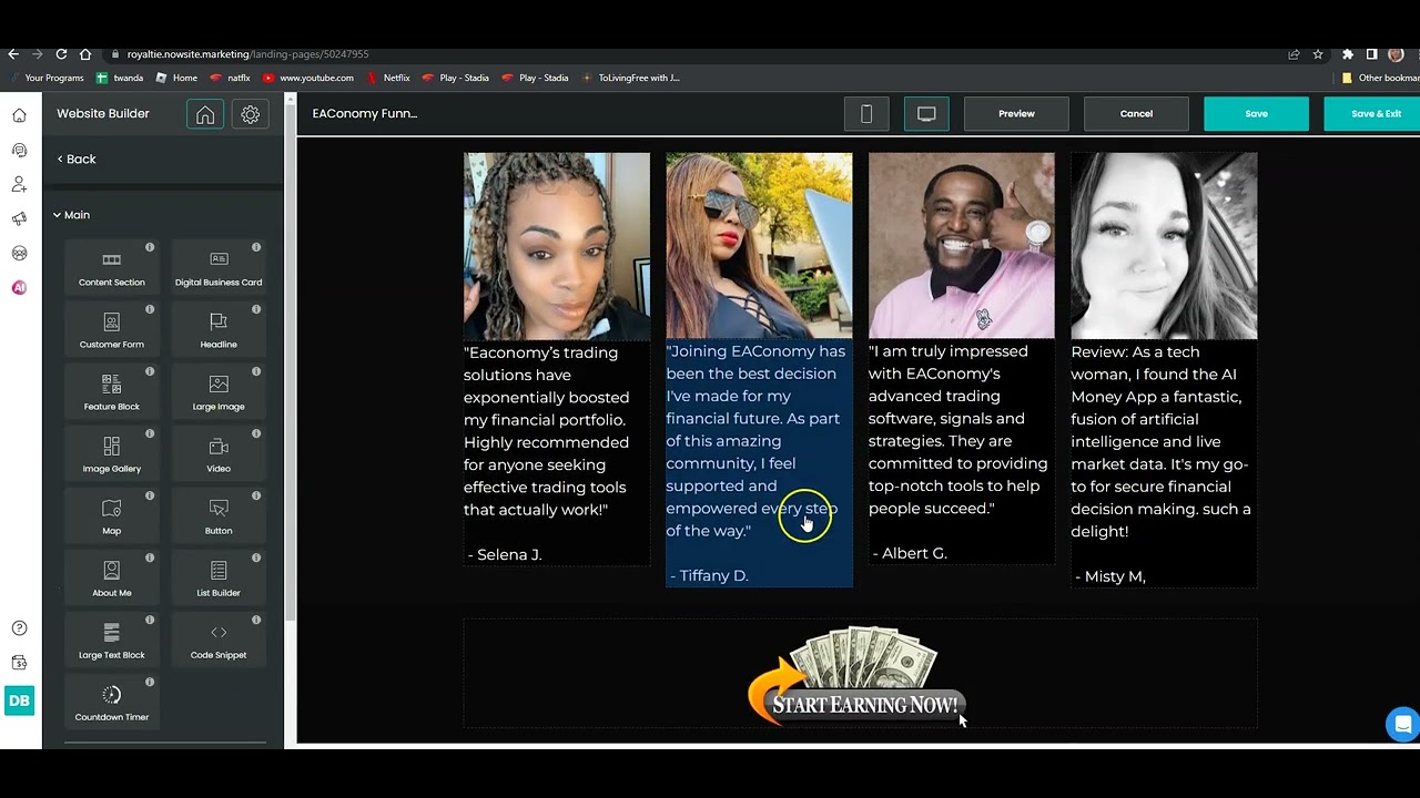 EAconomy Funnel Setup - YouTube