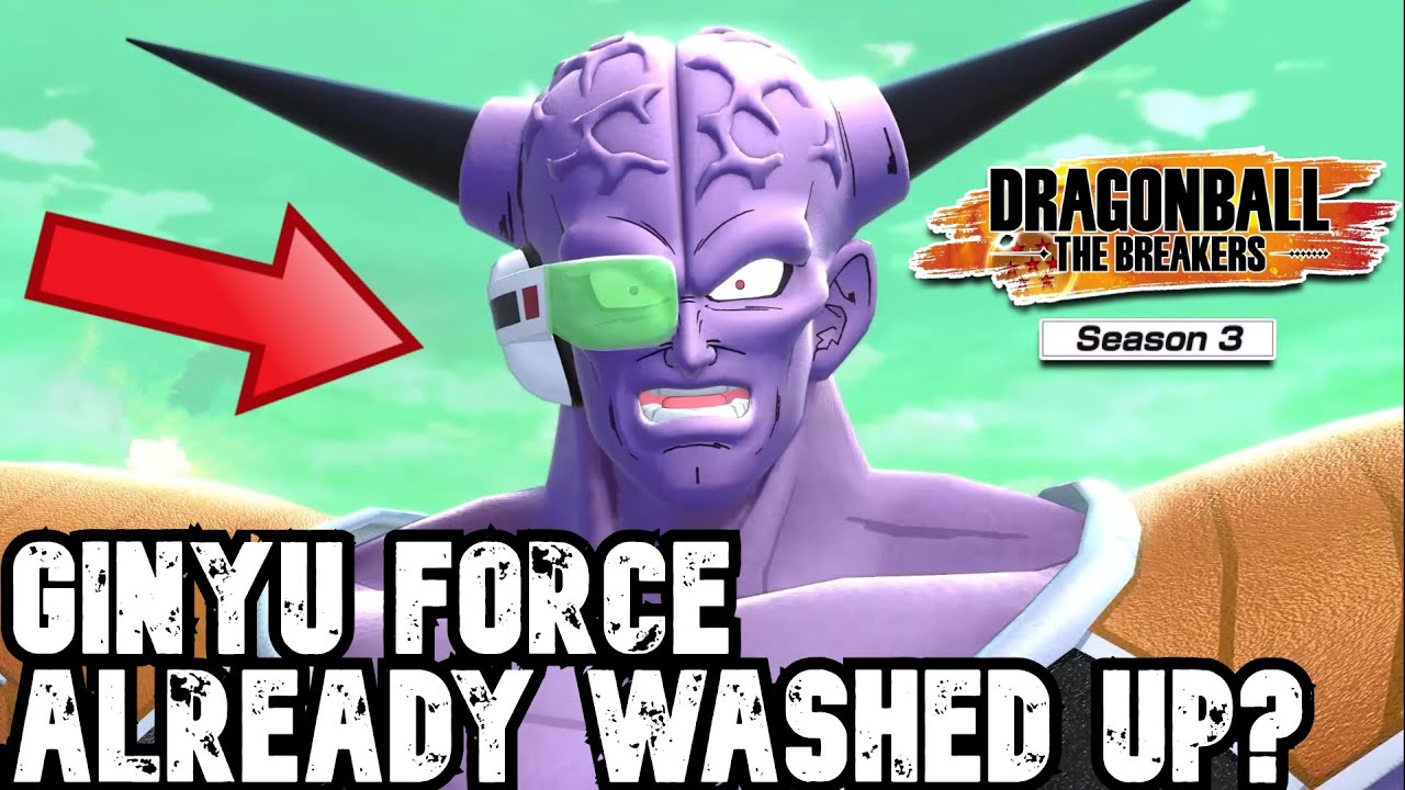 GINYU FORCE NERFS WERE TOO MUCH?! Dragon Ball The Breakers Season 3 ...