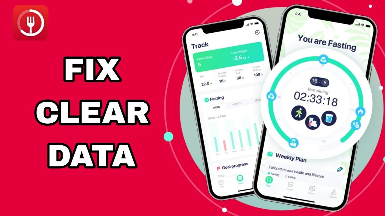 How To Fix And Solve Clear Data On Fasting Tracker App | Final ...