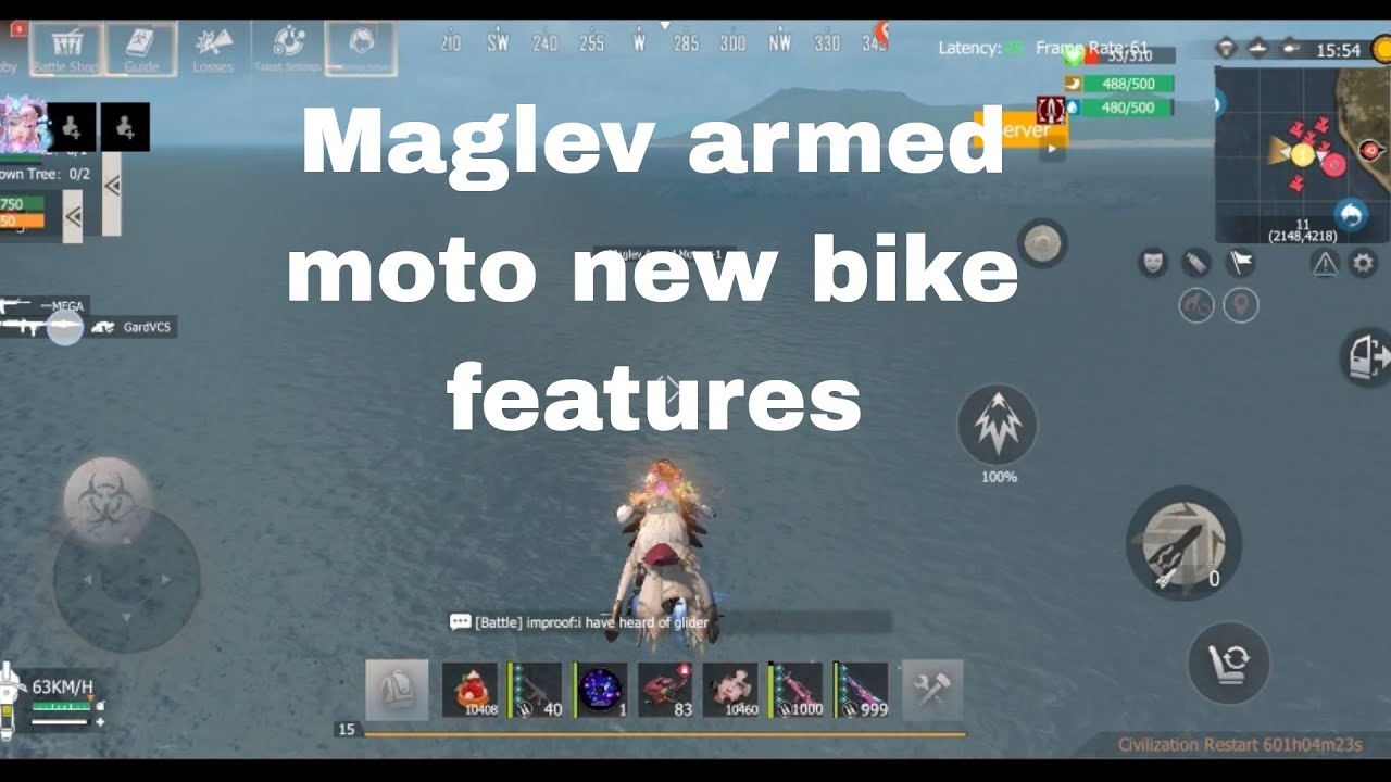 Maglev armed moto | Let's see these new bike features:- Last day rules ...