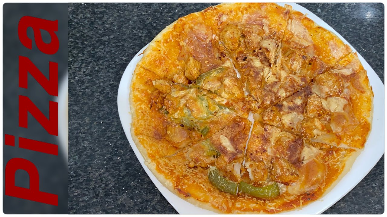 Best Homemade Chicken Tikka Pizza || Tandoori Hot Pizza Recipe || By ...
