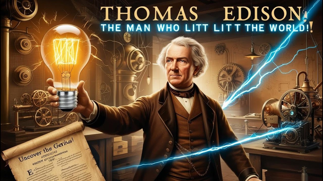 Edison's Journey From Curious Child to Global Innovator #Science #Physicist - YouTube