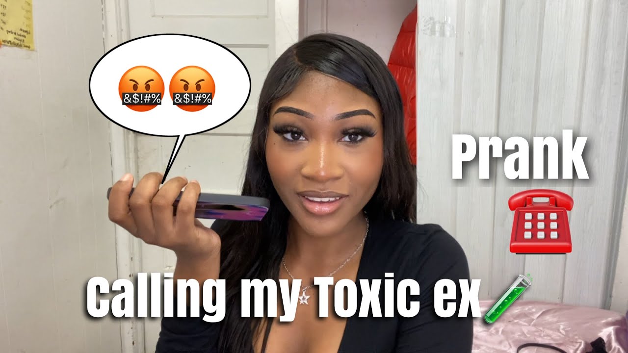 Prank calling my Toxic Ex 👀 saying I’m Pregnant 🤭🤣(he got mad🤣) - YouTube