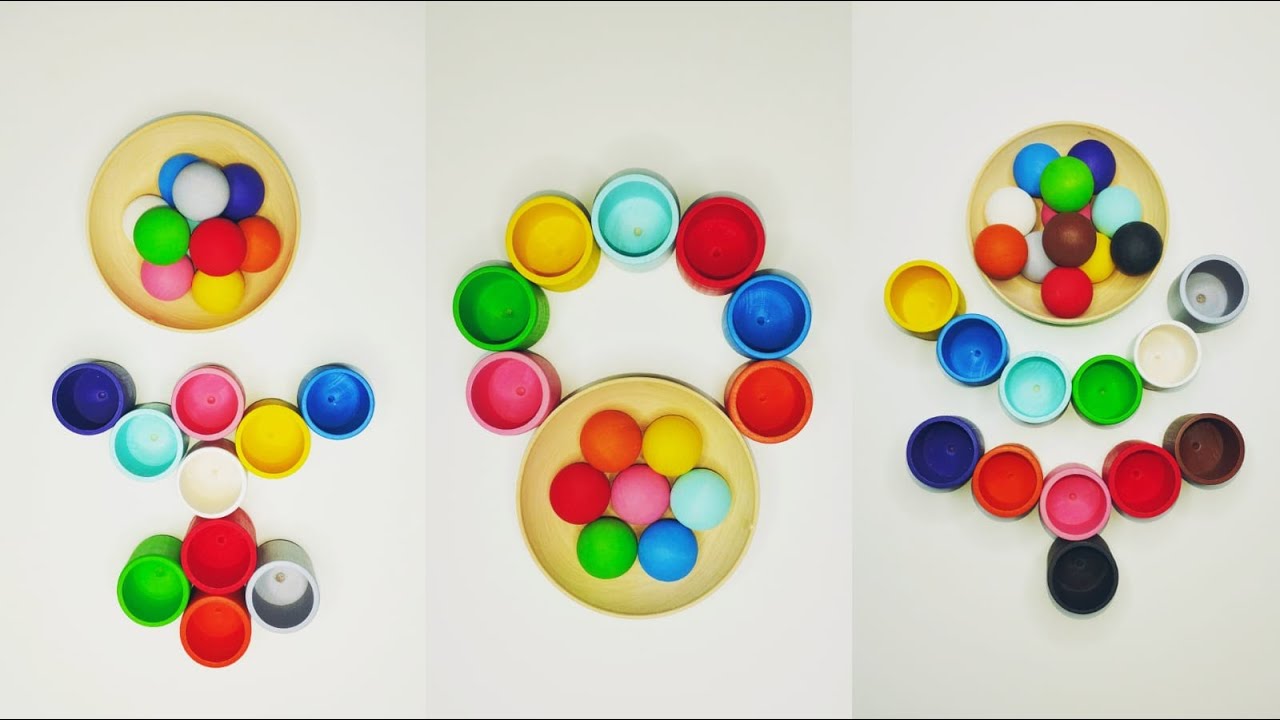 Satisfying Color Sorting - YouTube