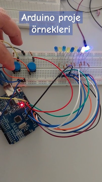 arduino proje örnekleri || buton ile ledlerin kontrolü @fenerbahce ...