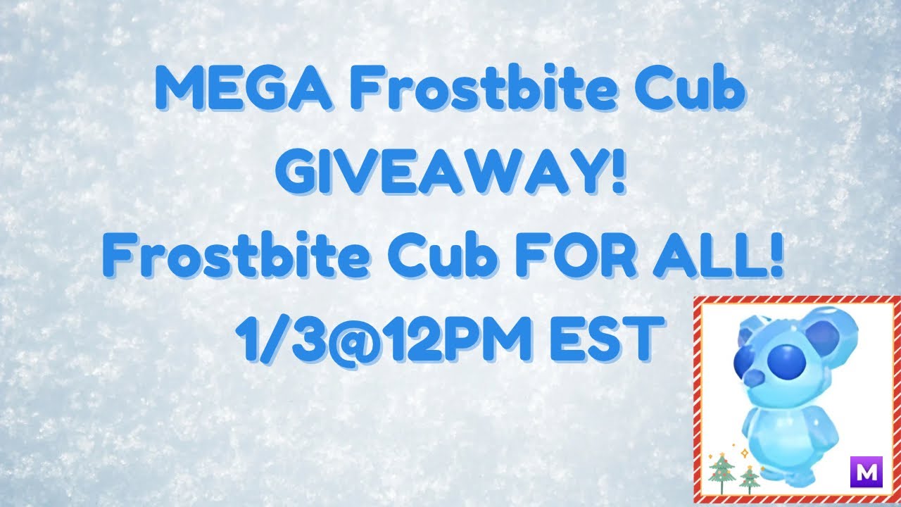 Mega Frostbite Cub Giveaway! 4.6M Gingerbread Given LIVE & Over 18M ...