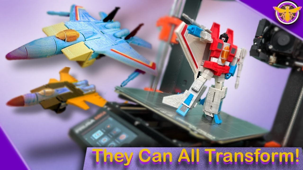 I 3D Printed Jet Transformers! (and you can too!) - YouTube