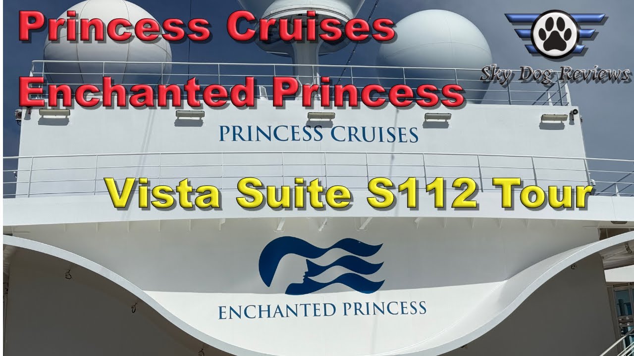 Princess Cruises Enchanted Princess Vista Suite S112 Tour - YouTube