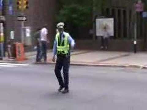 Dancing Cop - University of Pennsylvania - YouTube