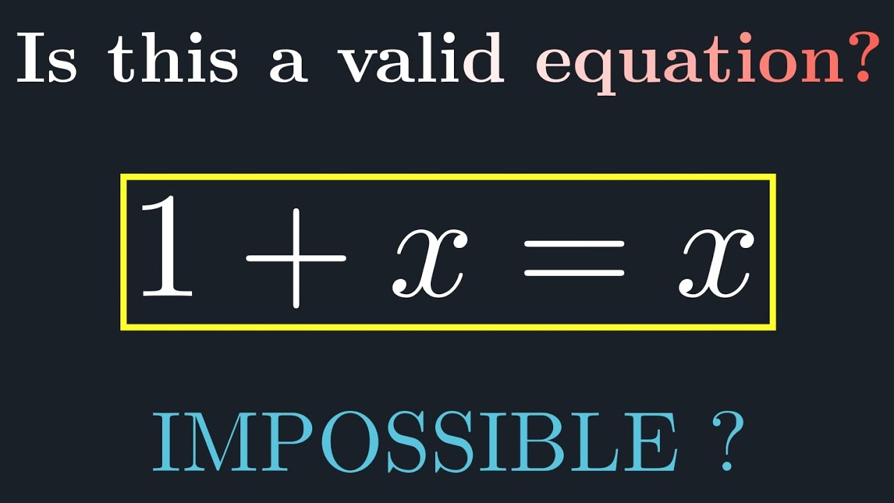 The Truth Behind 1 + x = x | Is It Correct? | MindSphere - YouTube