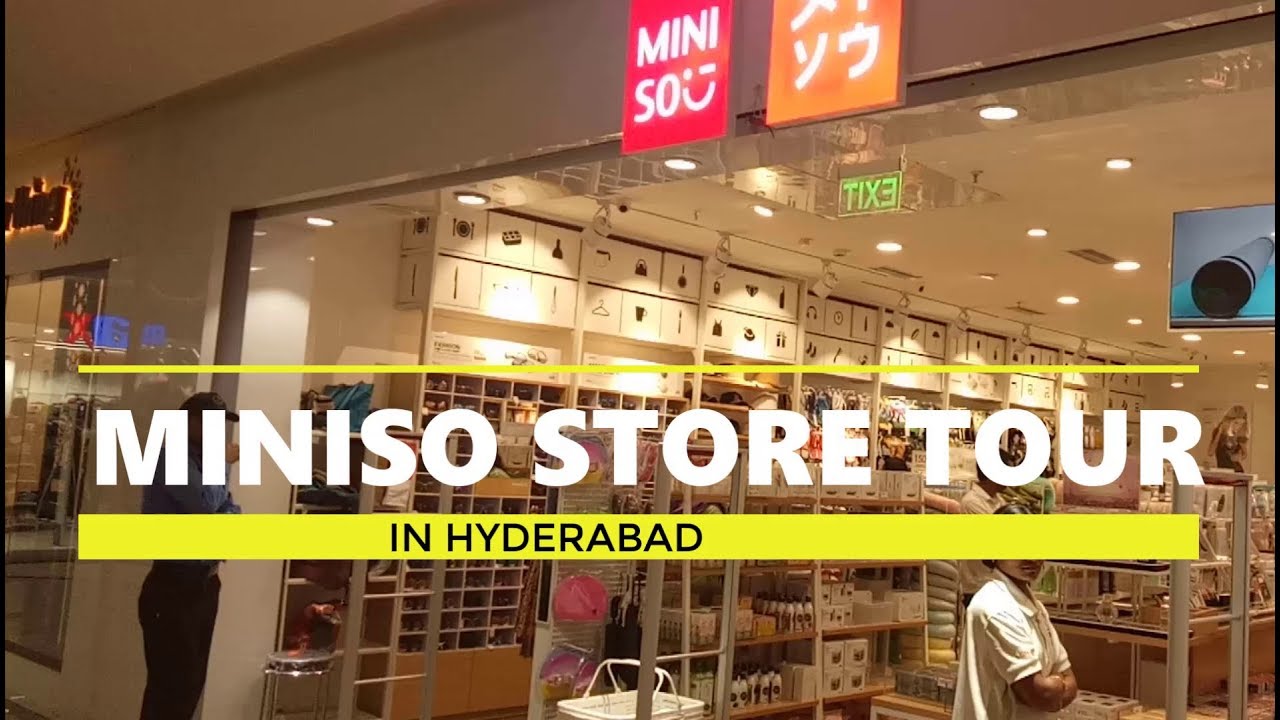 MINISO STORE TOUR | MINISO HYDERABAD | SAHIJEETH - YouTube
