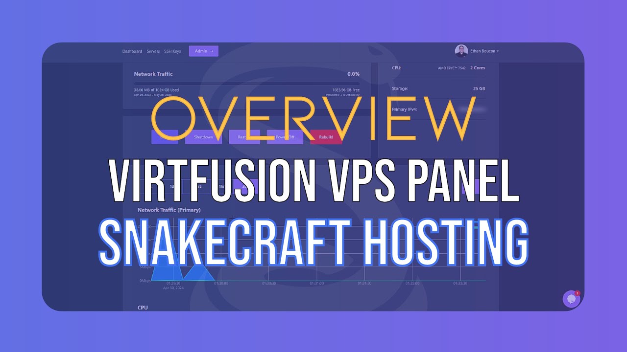 Snakecraft Hosting | VirtFusion VPS Panel - YouTube
