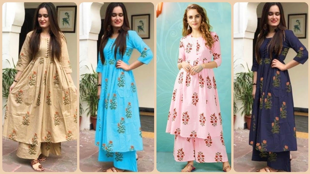 "Long Farak with Palazzo: Graceful Allure and Modern Panache" - YouTube