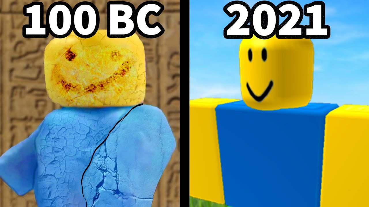 Evolution Of Roblox Noob - YouTube