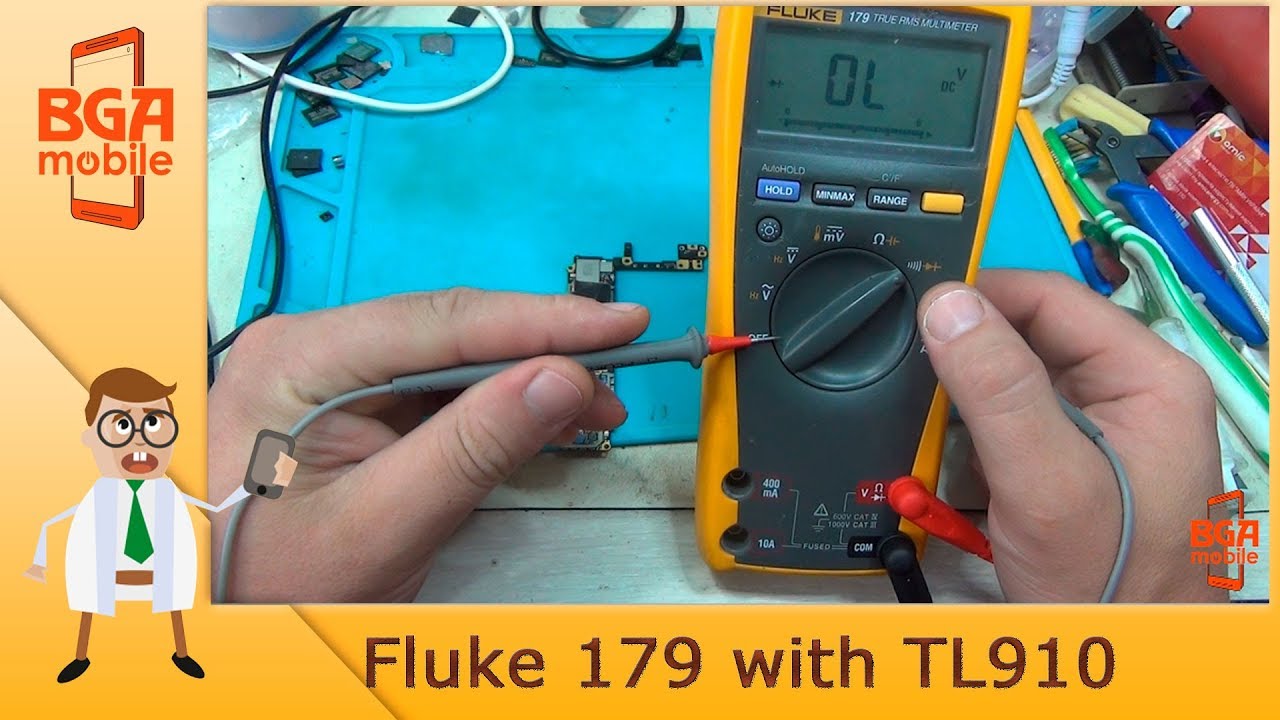 Fluke 179 with TL910. Тайна щупов раскрыта - YouTube