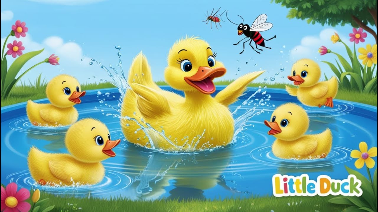 Little Duck, Waddle and Quack | Duck Song | Nursery Rhymes | Kids Song ...