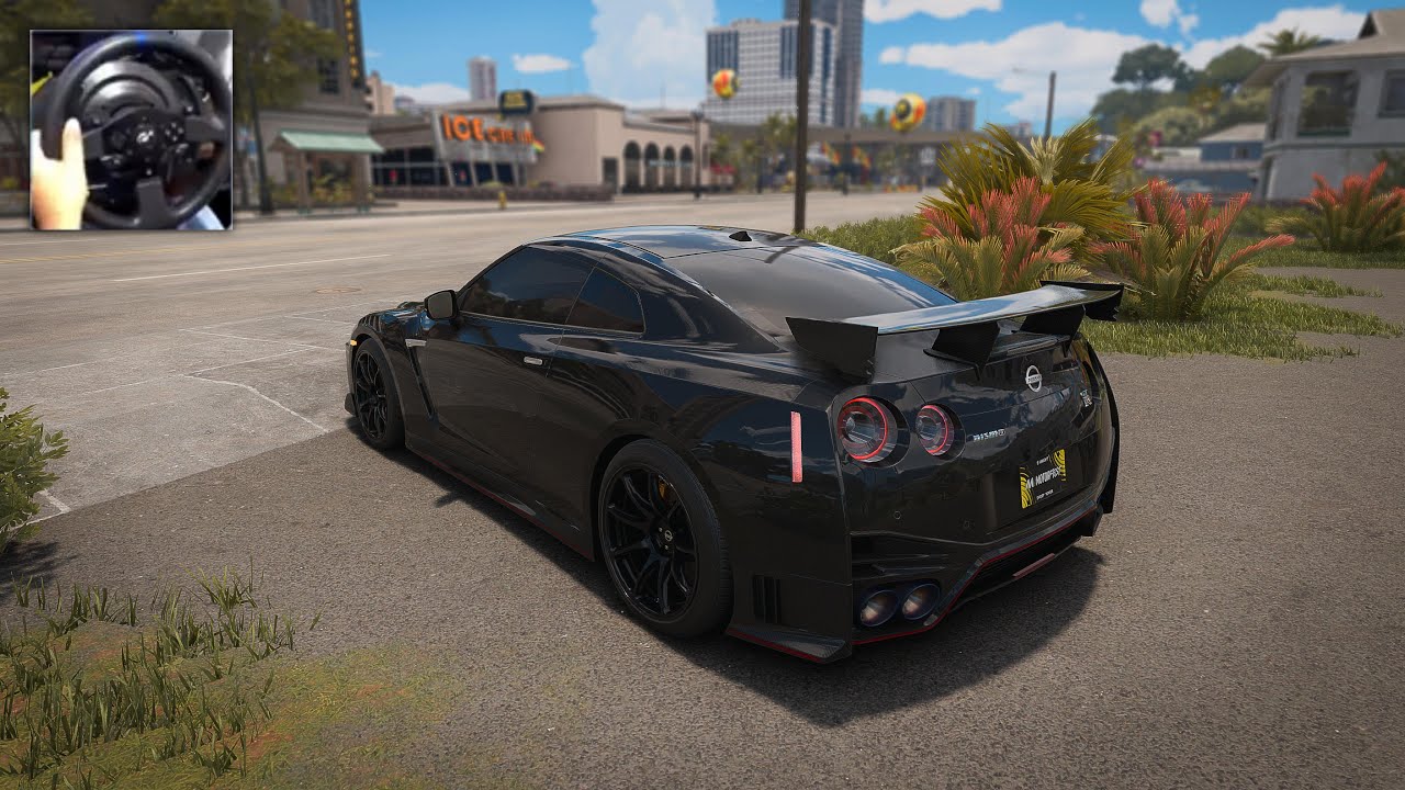 800HP Nissan GT-R Nismo R35 - Steering Wheel Gameplay - YouTube