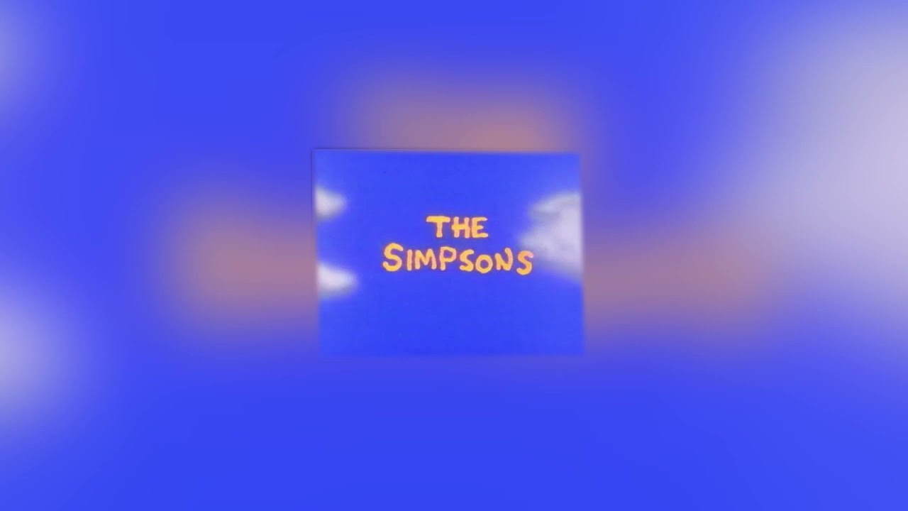 The simpsons theme song (sped up) - YouTube