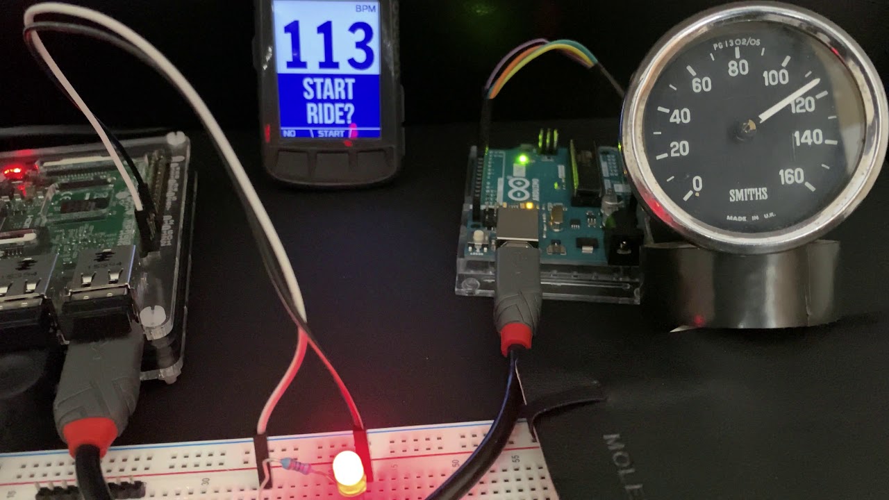 Analogue Heart Rate Monitor - Prototype - YouTube