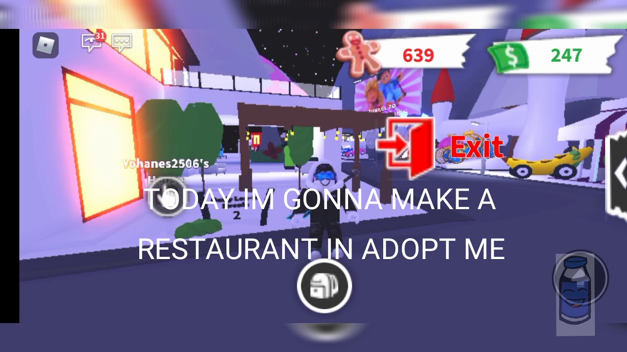 MAKING RESTAURANT IN ADOPT ME (ROBLOX) - YouTube