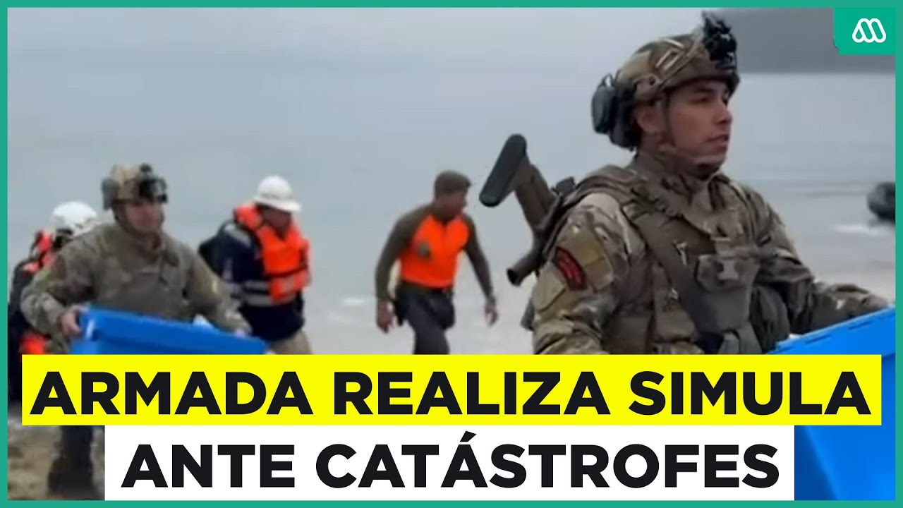 Armada realiza ejercicios ante desastres naturales - YouTube