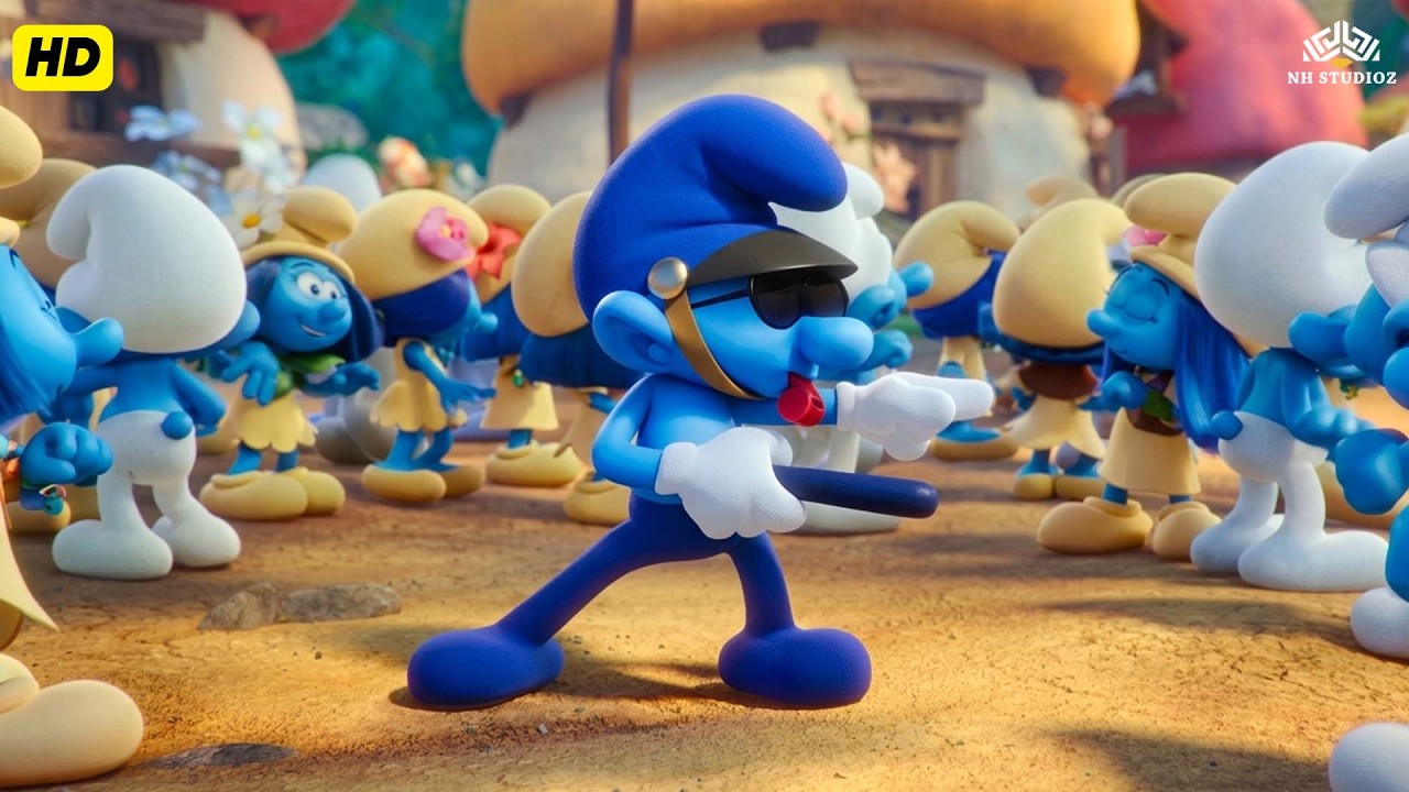 Smurfs’ Super Fun Dance Performance 💃🔵🎉 | The Smurfs | Best Dance Scene ...