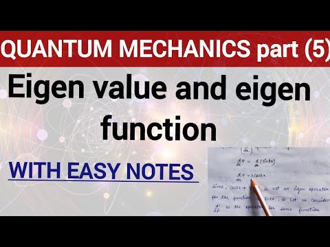 Eigen Value And Eigen Function!part (8)Quantum Mechanics!!#bsc - YouTube