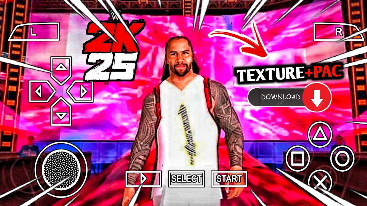 WWE JIMMY USO ROYAL RUMBLE'25 NEW TEXTURE+PAC MODELS DOWNLOAD IN ...