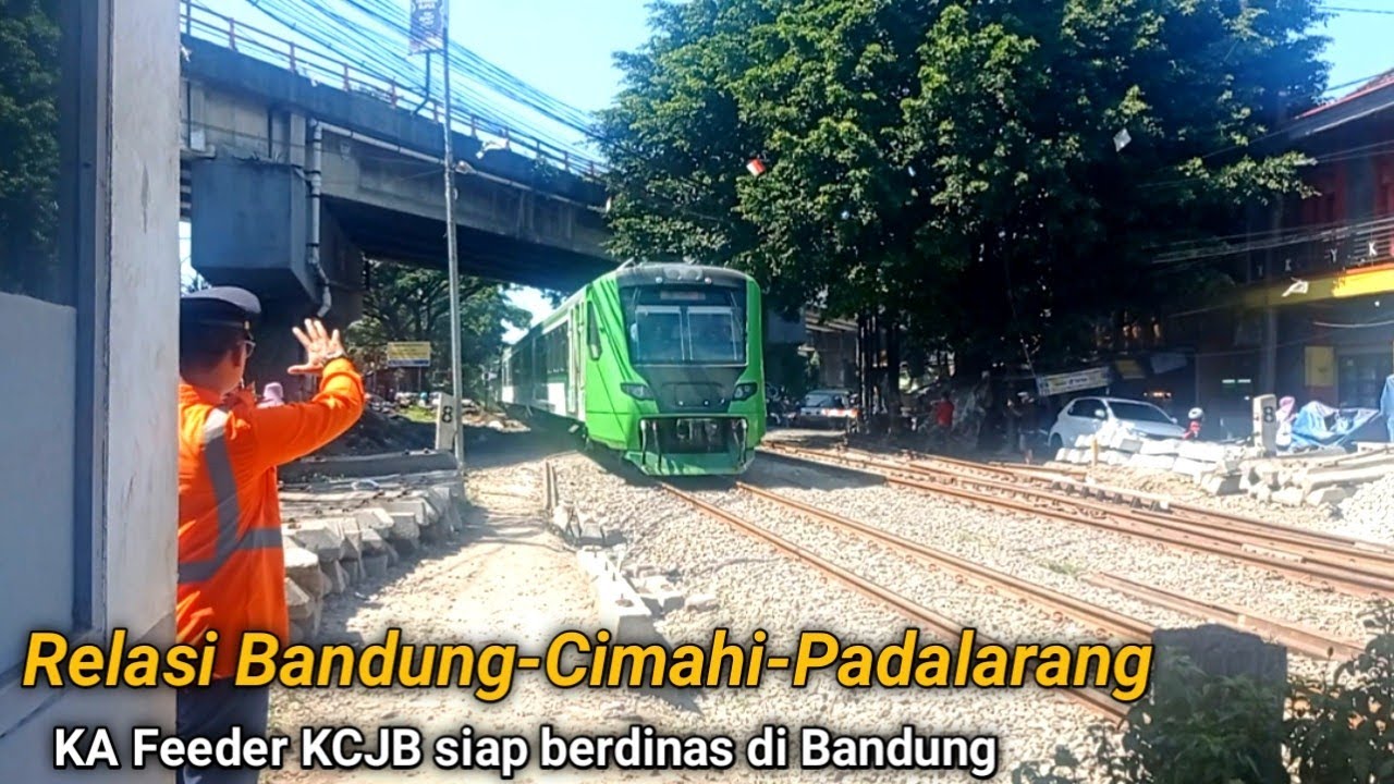 Kereta Api Feeder KCJB di Uji Coba dari Stasiun Bandung ke Stasiun ...