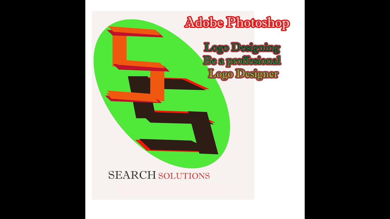 Adobe Photoshop How to Design Logo? how to design Logo for your school ...