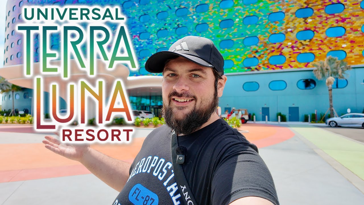 Universal's Terra Luna Resort Opening Day! Full Resort and Room Tour ...