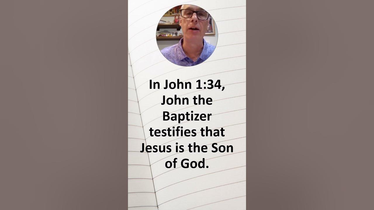 John 1:34 sermon-in-a-sentence - YouTube