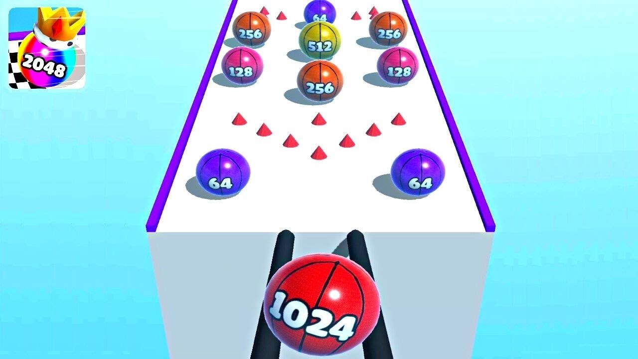 Ball Merge 2048 ! All Levels Gameplay (92-98) android, ios - YouTube