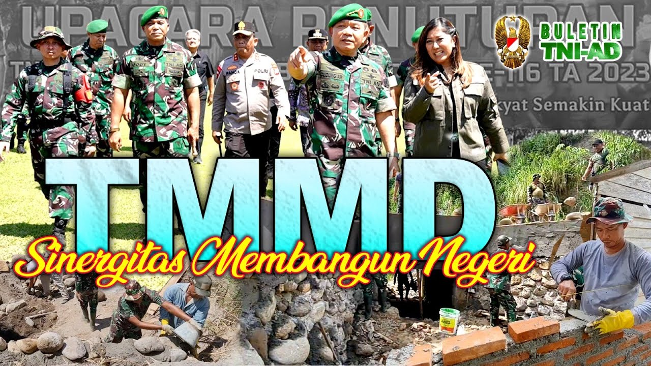 TMMD, Sinergitas Membangun Negeri | BULETIN TNI AD - YouTube