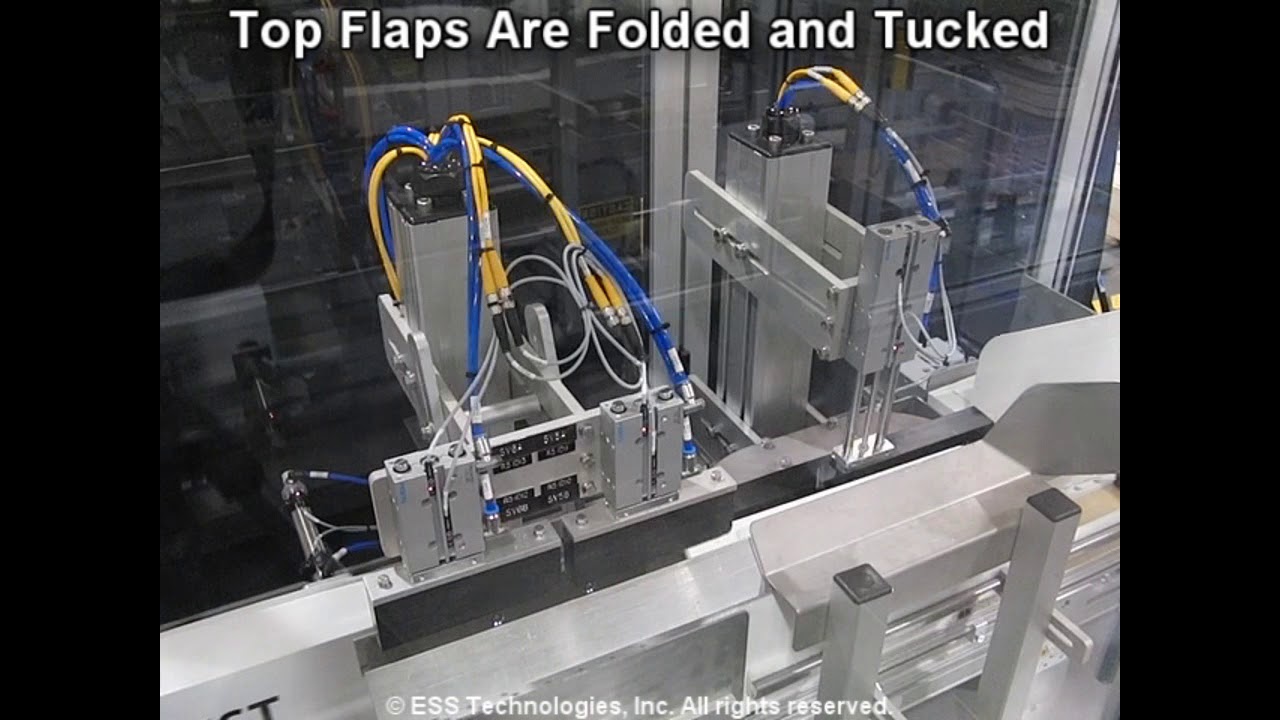 VC30 Cartoner for Glue-Tuck Cartons with Serialization - YouTube