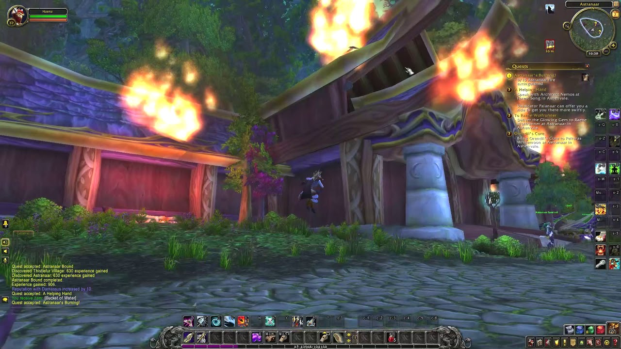How to do Astranaar's Burning! quest - World of Warcraft - YouTube