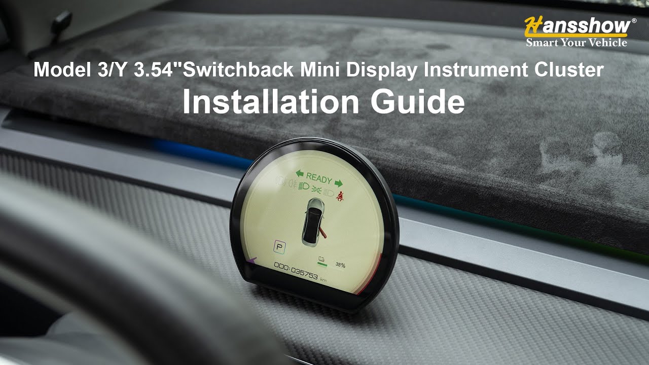 Tesla Model 3/Y 3.54’’ Switchback Mini Display Instrument Cluster ...