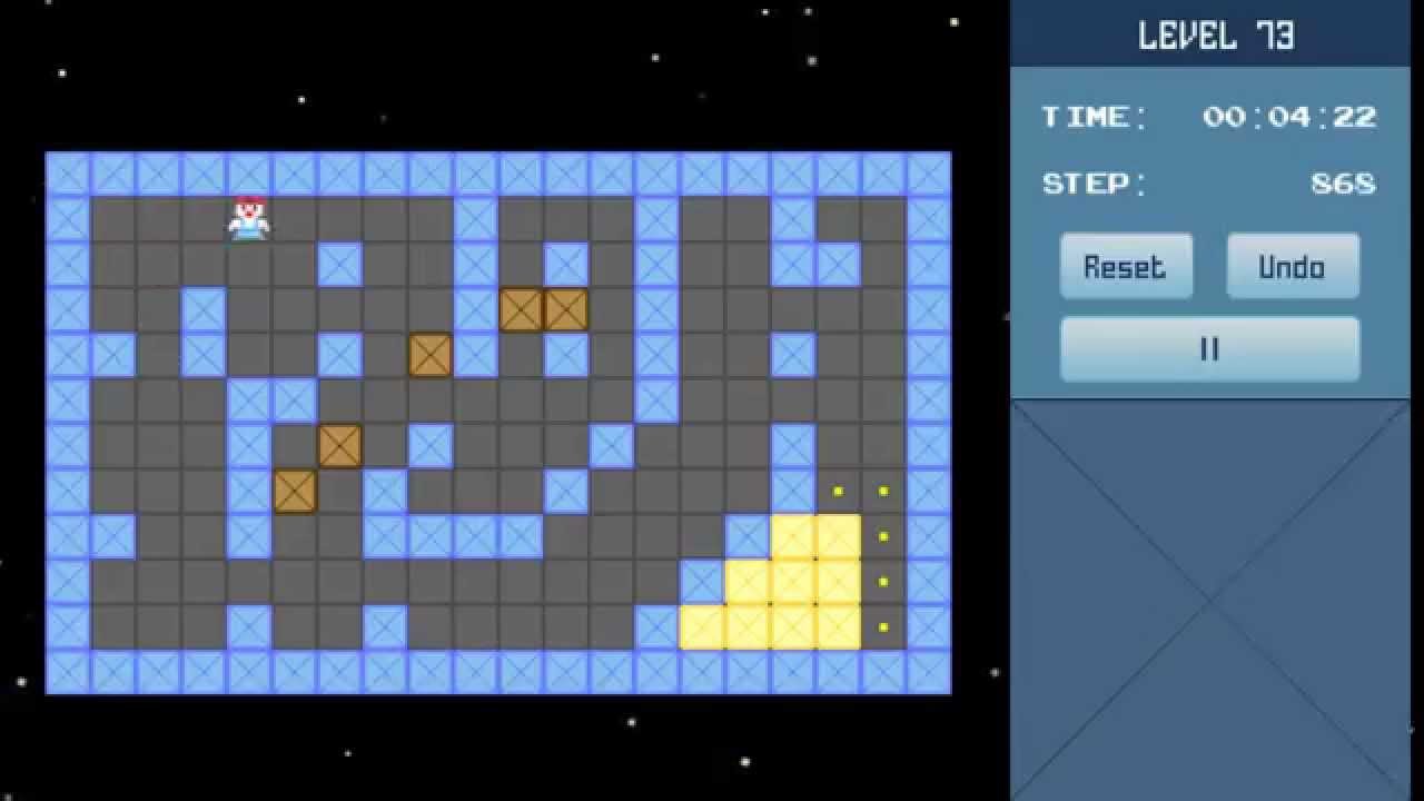 Sokoban Level 73 - YouTube