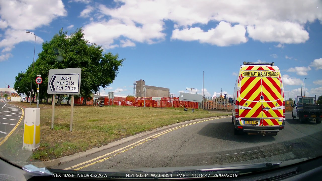 St Andrew's roundabout Avonmouth - YouTube