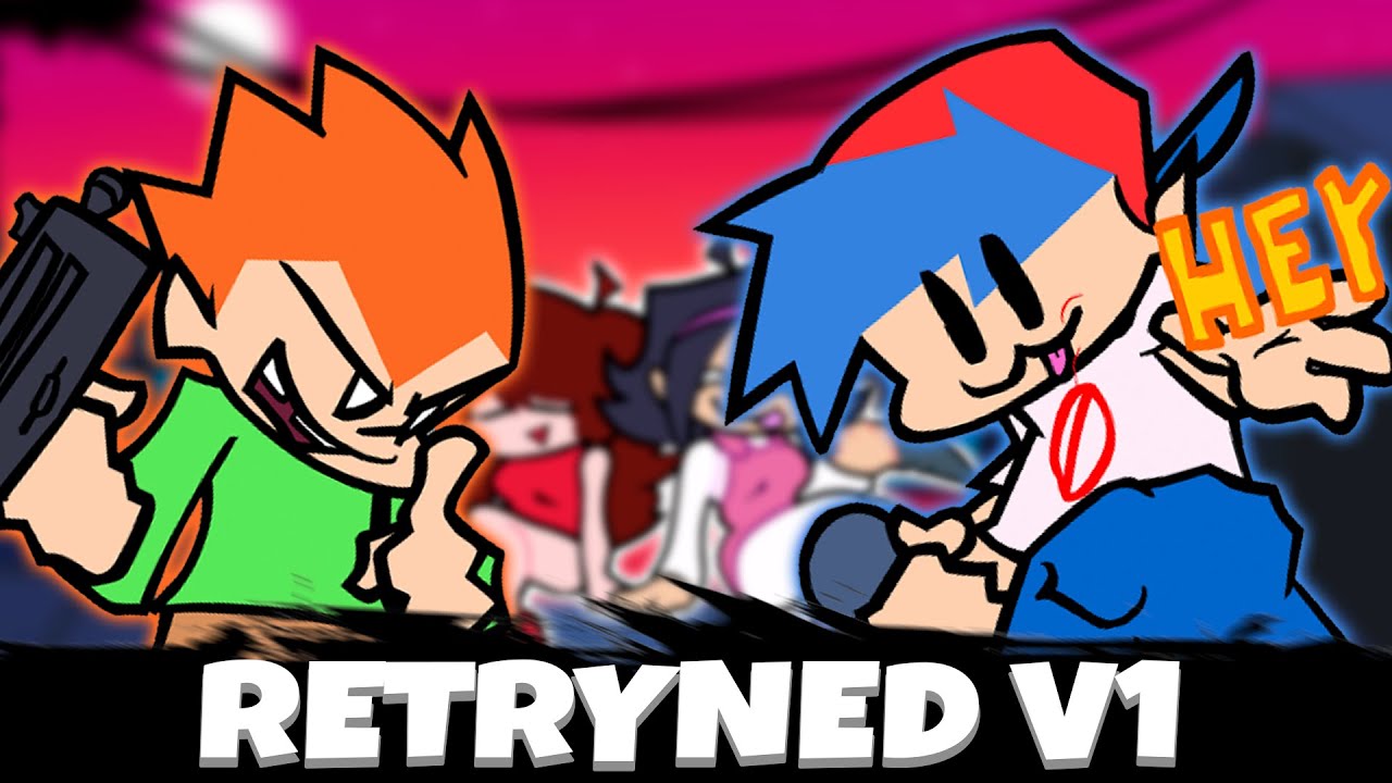 Retryned V1 HOTFIX UPDATE VS Friday Night Funkin | Full Week ...